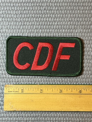 Police Security Patch CDF California Department Forestry unused | eBay