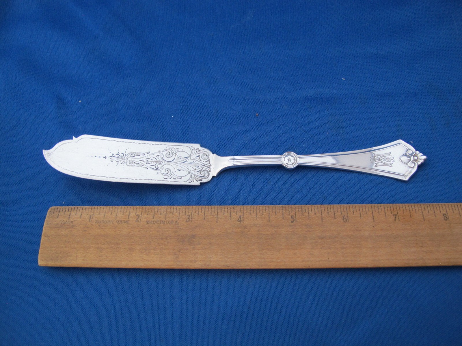 Gorham Sterling ROSETTE (1868) Pattern MASTER BUTTER KNIFE-TIFFANY & CO ...