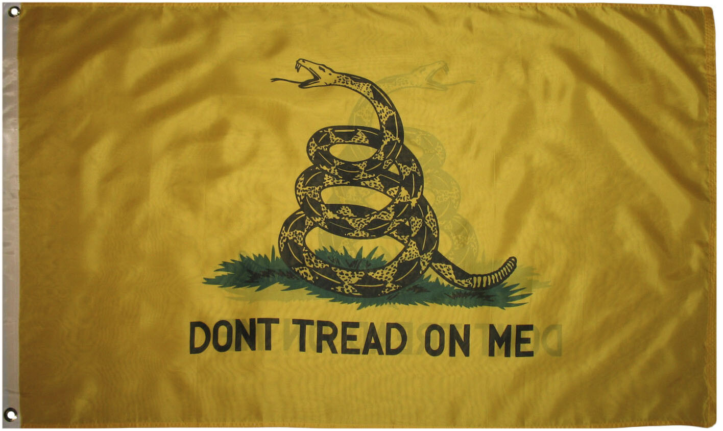 3x5 Gadsden Don't Tread On Me Yellow Snake Double Sided Flag 3'x5 ...