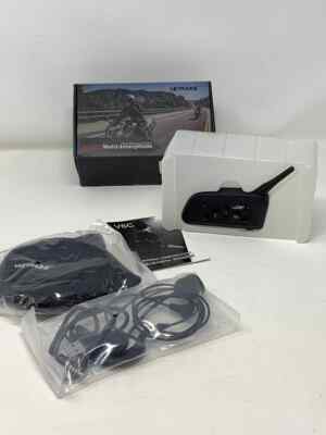 VNETPHONE BT Intercom Motorcycle V6 1200M Full Duplex Quality Noise ...