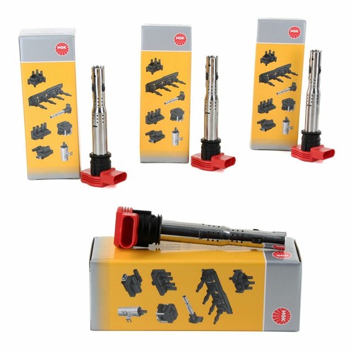 4x NGK 48041 U5014 Zündspule Zündmodul für AUDI A4 B6 2.0 FSI 150 PS ...
