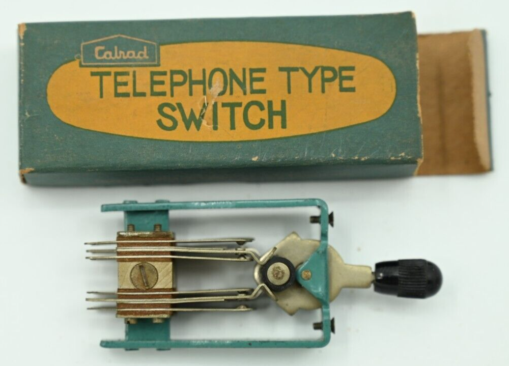 Vintage CALRAD Telephone Type Switch NEW in Box | eBay