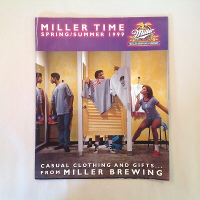 Vtg Miller Time Spring/Summer 1999 Casual Clothing and Gifts from ...