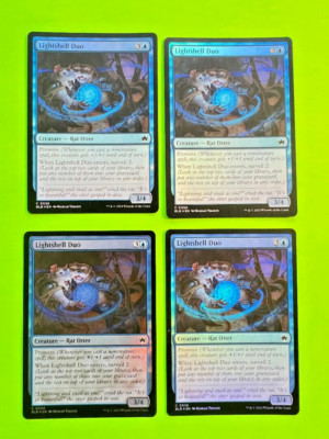 MTG Bloomburrow - Lightshell Duo - Foil Lot of 4 Cards | eBay