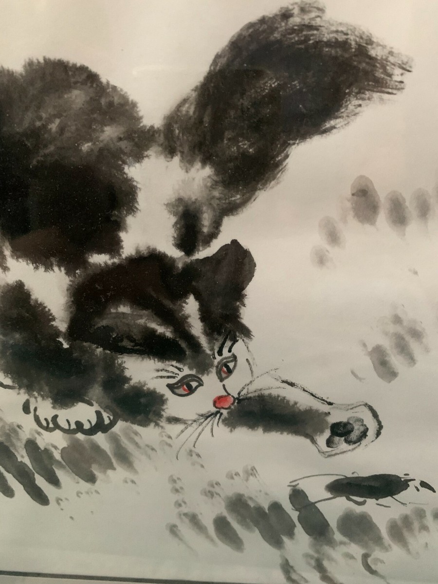 Cat Finger Painting