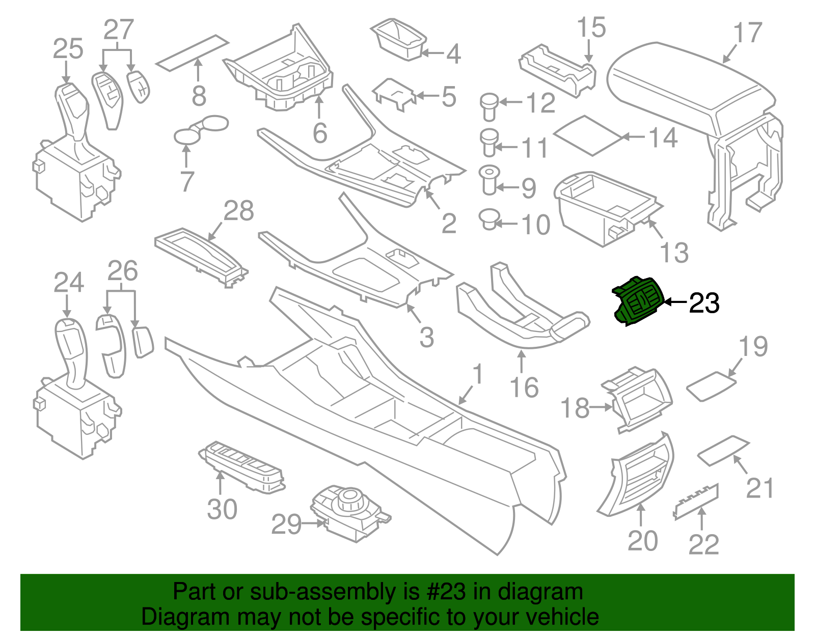 BMW 64229200888 Genuine OEM Factory Original Vent Grille for sale ...