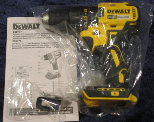 Dewalt dcd777 20v Brushless Compact Drill/Driver (Tool Only) | eBay