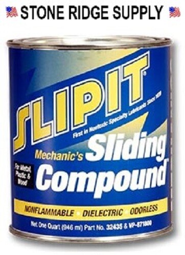 SLIPIT MECHANICS SLIDING COMPOUND QTY6 QUARTS SILICONE / METAL, PLASTIC ...