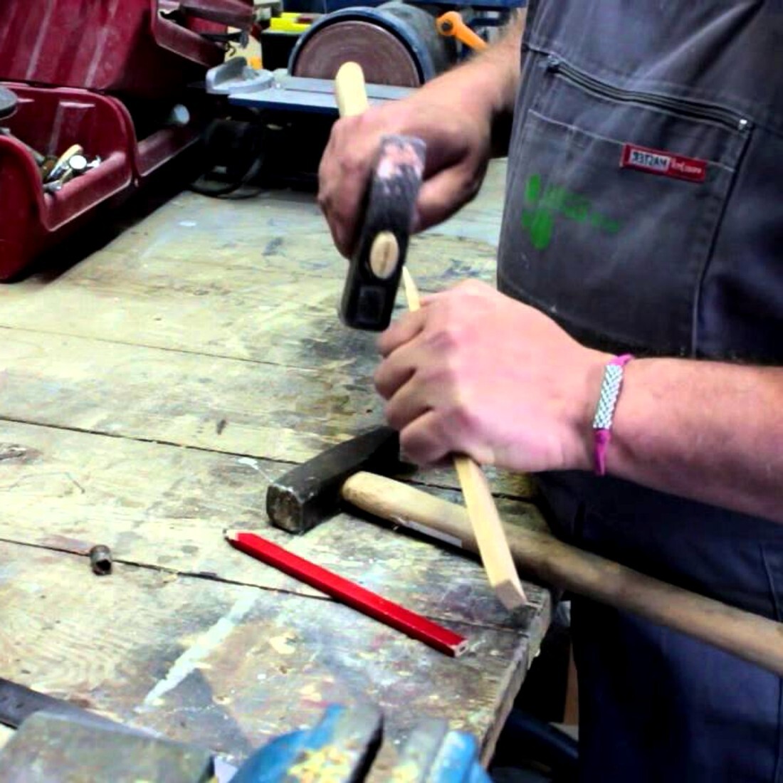 Hammer Wedge Set Axe Shaft Wedges Made of Metal with a Serrated ...