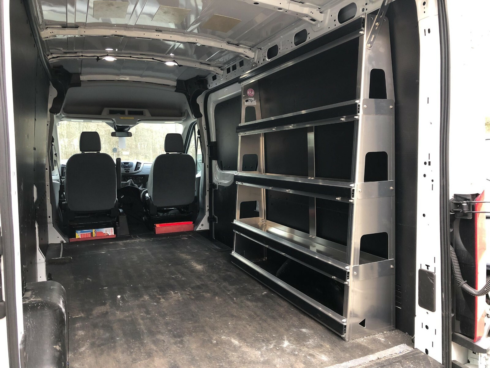 Sprinter Cargo Van Shelving Glazier Glass Transport Shelf Rack Storage ...