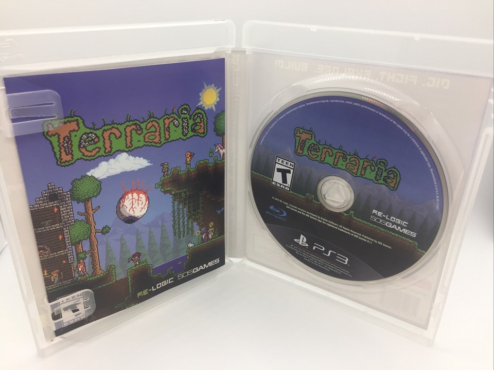 Terraria PS3 (Sony PlayStation 3 2015) with Manual- Working ...