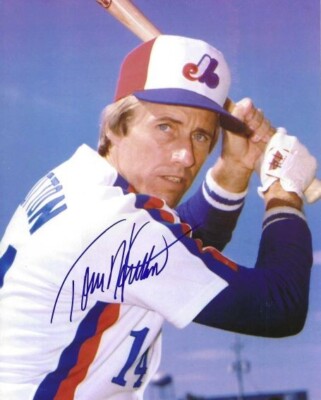 Signed 8x10 TOMMY HUTTON Montreal Expos Autographed Photo - COA | eBay