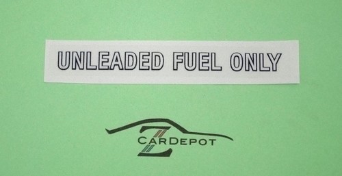 Datsun 280Z 280ZX 1975-83 Unleaded Fuel Only Body Decal Sticker NEW 560 ...