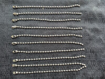 Lot (10) Vintage Silver Retro Pull Chains Light Sockets Vintage Parts ...