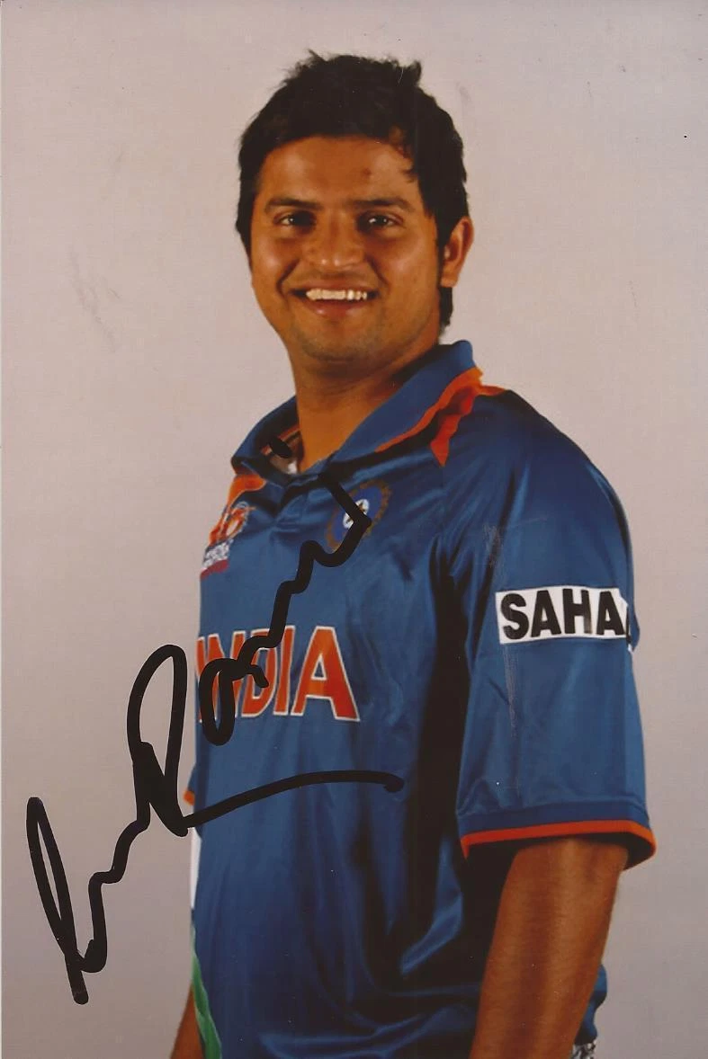 Suresh Raina Signature
