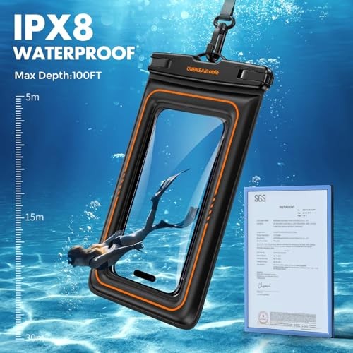 Waterproof Phone Pouch 2 Pack - IPX8 Floating Waterproof Phone Case Dry ...