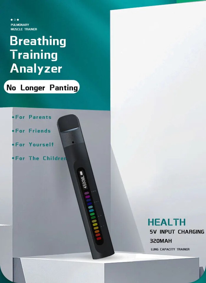 Smart Breathing Trainer Breathing Exercise Device Strengthen Breathing ...