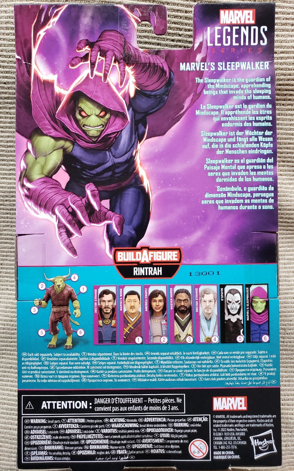 Hasbro MARVEL LEGENDS "Marvel's Sleepwalker" Figure (Rintrah BAF ...