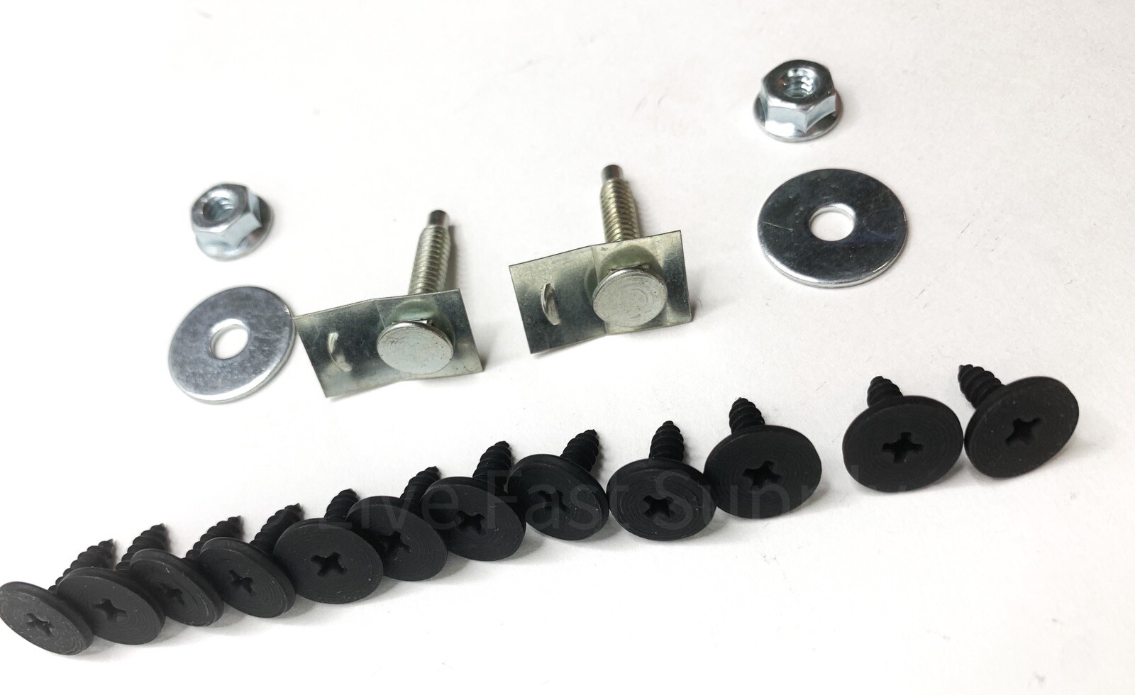 Rear Valance Mounting Hardware Kit Flat Screws Nuts Washers 1965-66 ...