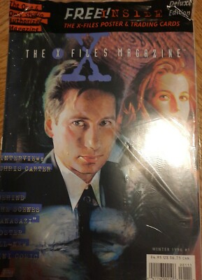 Topps X Files Magazine With Poster And Trading Card 1996 | eBay