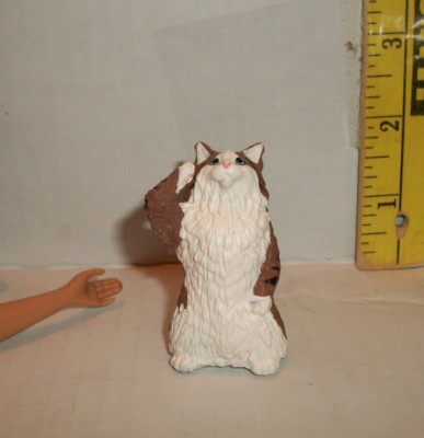 MINIATURE REALISTIC PET KITTY CAT SALUTE KITTEN FOR 1/6 FASHION DOLL ...