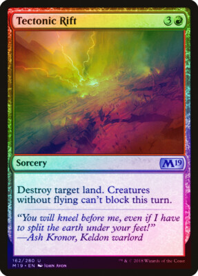 Tectonic Rift FOIL Core Set 2019 / M19 NM Red Uncommon MAGIC MTG CARD ...