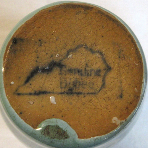 ART DECO~GENUINE BYBEE KENTUCKY GREEN POTTERY VASE3 3/4" TALL | eBay