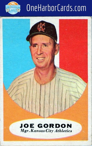 1961 Topps Kansas City Athletics #224 Joe Gordon | eBay