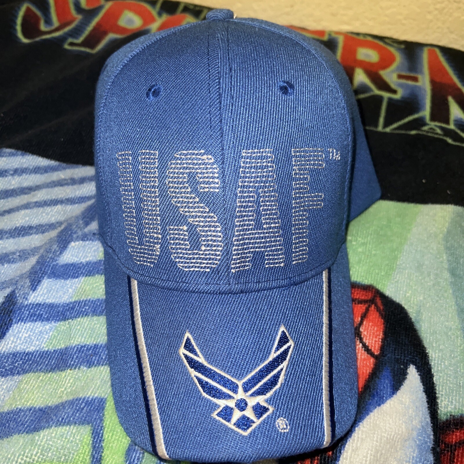 US AIR FORCE OFFICIALLY USAF BLUE Hat CAP - Gem