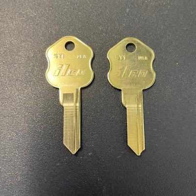 (2) Sisco / Kumahira Safe Ilco SY1 / Taylor 58A Blanks / Keys | eBay