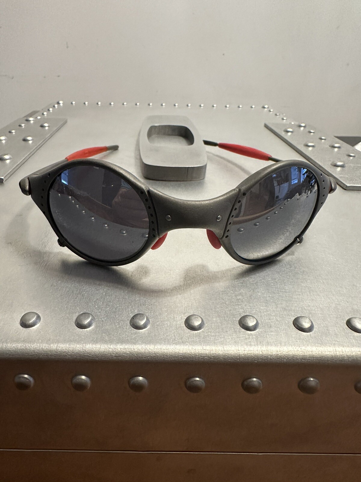 VINTAGE Oakley X-Metal Mars Crater with Black Iridium Lenses | eBay