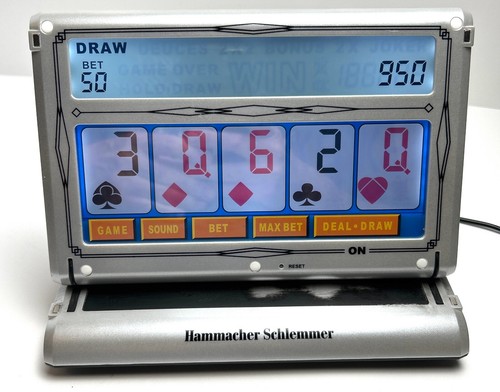 RecZone Portable Color Touch Screen 7 In 1 Video Poker Electronic ...