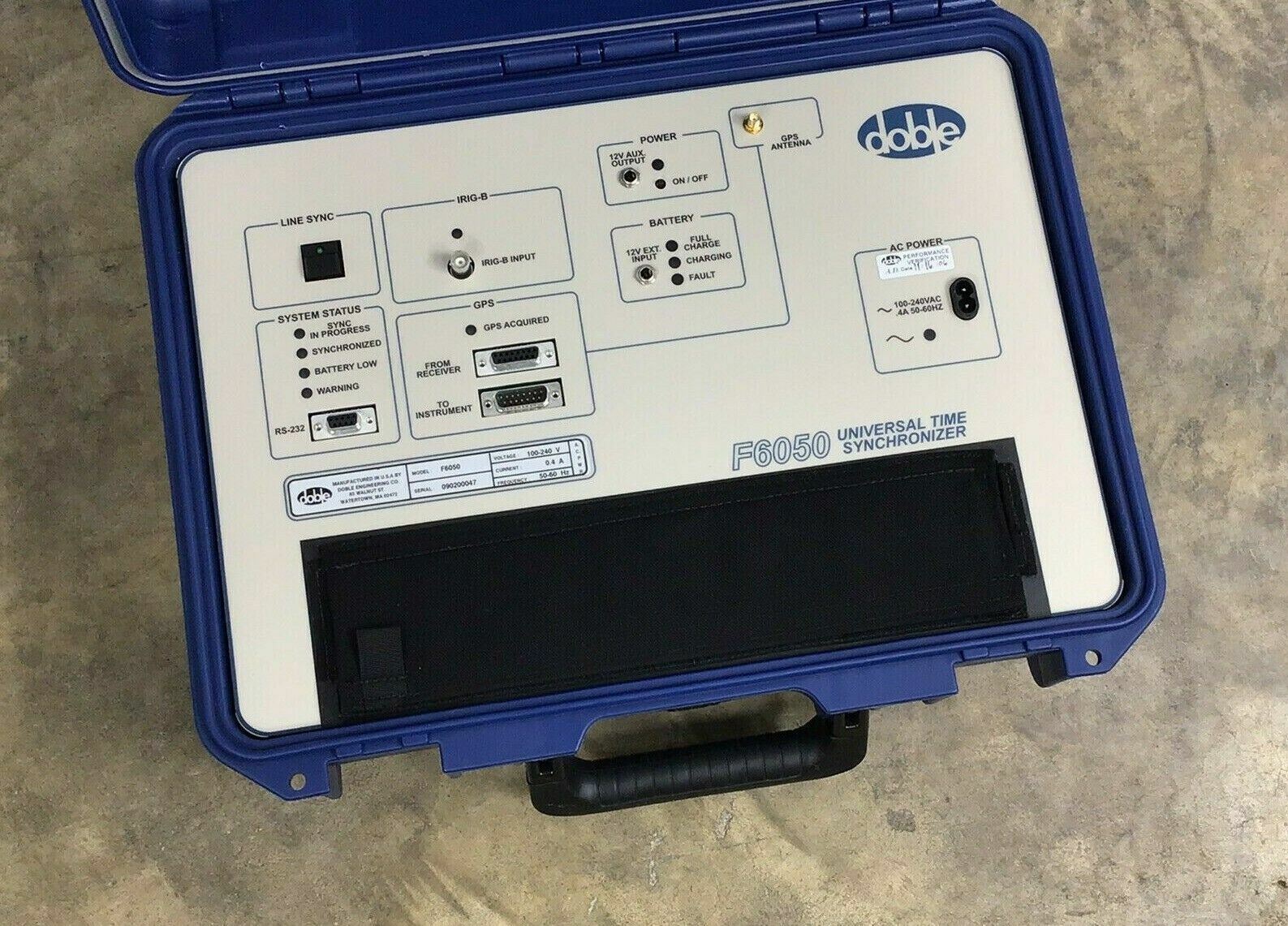 DOBLE F6050 UNIVERSAL TIME SYNCHRONIZER | eBay