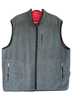 Consensus Sportswear Men’s XXL Reversible Sleeveless Vest/Jacket Gray ...