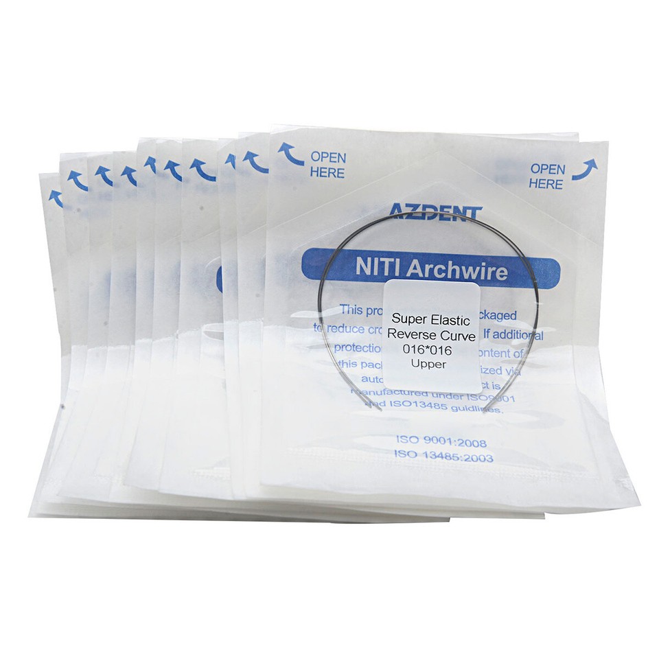 10Pack Dental Reverse Curve NITI Arch Wires Rectangular Normal /True ...