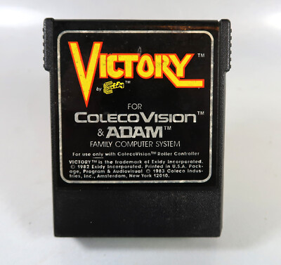ColecoVision - VICTORY Cartridge - Tested & WORKS - for the ROLLER ...