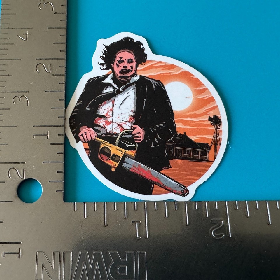Texas Chainsaw Massacre (Leatherface) Horror Movie Sticker, Matte Vinyl ...