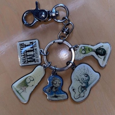 TIM BURTON KEYCHAIN METAL CHARM TOXIC BOY | eBay