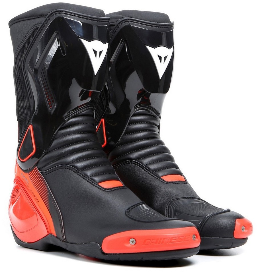 Dainese Nexus 2 Mens Motorcycle Boots Black/Fluo Red | eBay