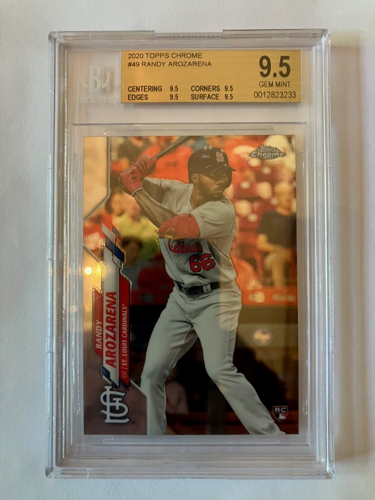 2020 Topps Chrome - #49 Randy Arozarena (RC) Gem Mint w/ sub grades | eBay