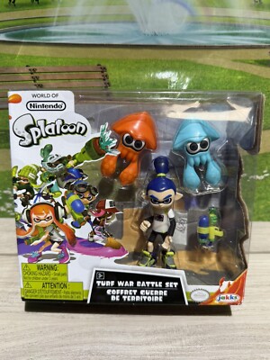 Splatoon Turf War Battle Set 3 Figure Jakks Pacific Factory Sealed ...