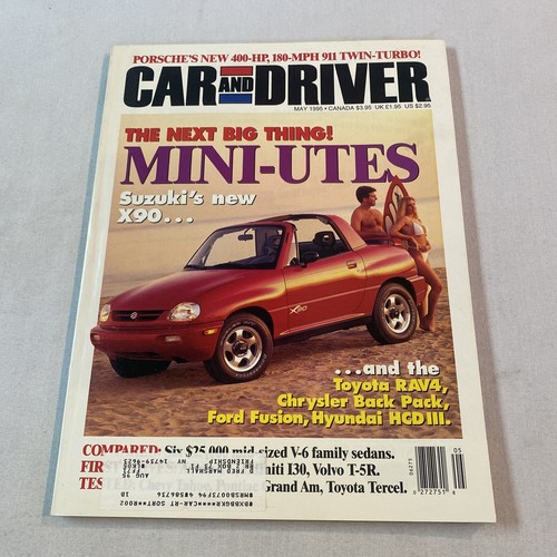 1995 May Car And Driver Magazine The V-6 Family Sedans (CP415) | eBay