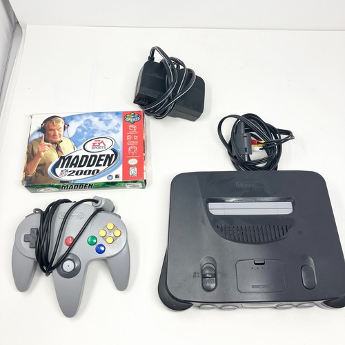 Nintendo 64 N64 Console System Bundle W/ Controller Power Cable Av ...