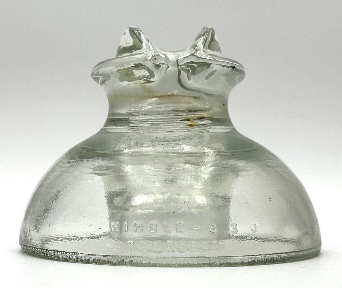Kimble Glass Insulators Antique Kimble 830 Tempered Clear Glass