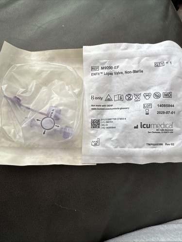 Lopez Valve Non-Sterile M9000 ICU Medical 1 Count gastrointestinal tube ...