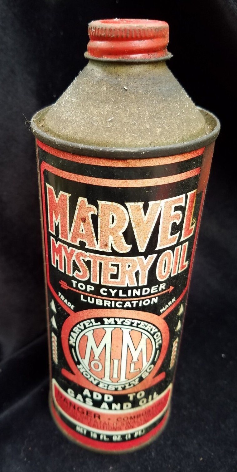 Old Empty Can Marvel Mystery Oil Marvel Oil Port Chester Gas Additive ...
