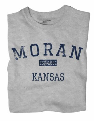 Moran Kansas KS T-Shirt EST | eBay
