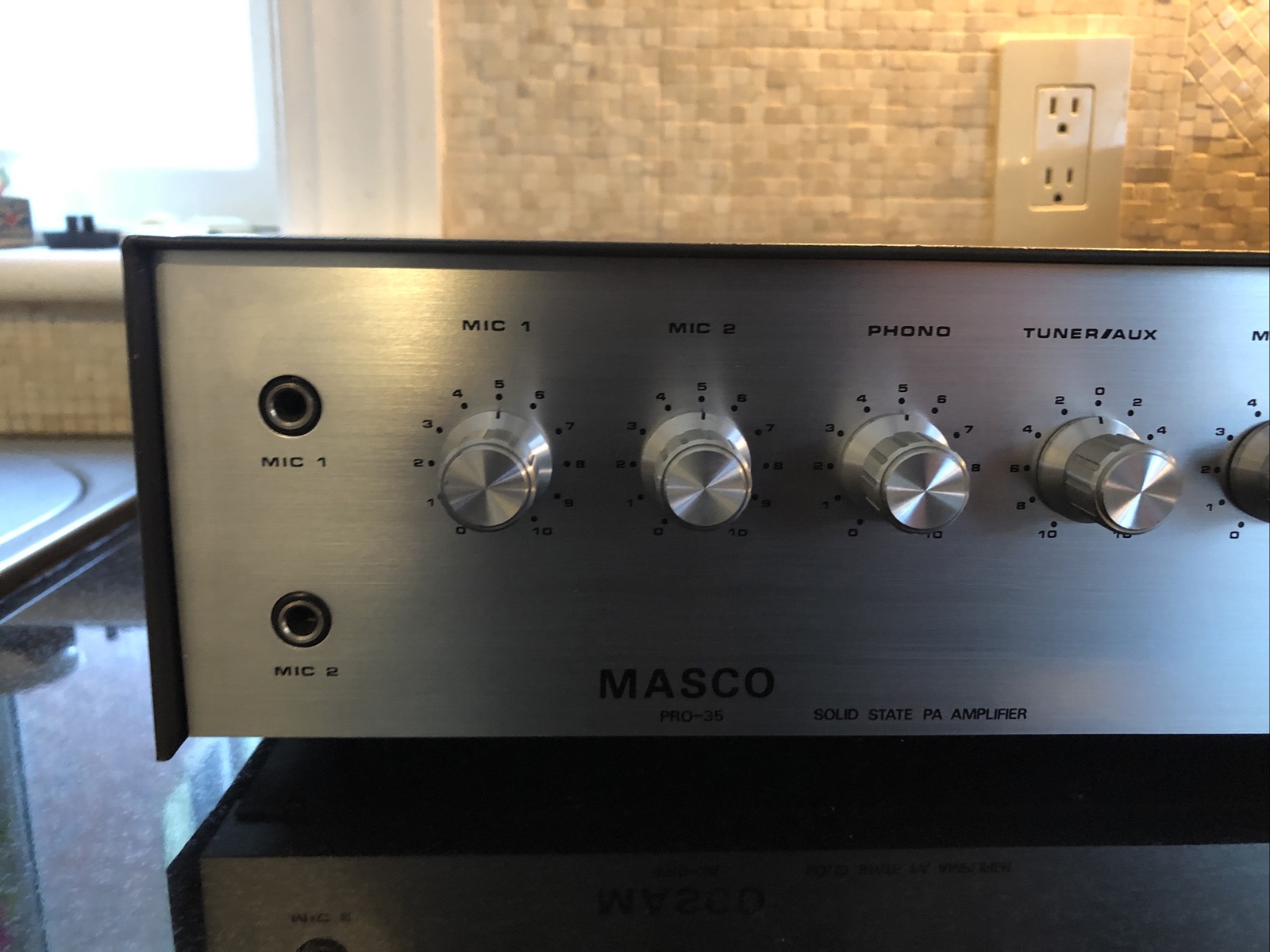 Mint Masco PRO-35 Solid State PA Amplifier 220V Perfect Working ...