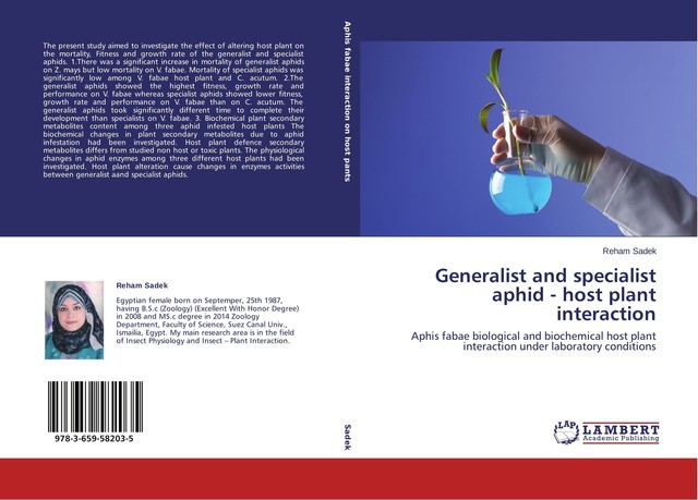 Generalist And Specialist Aphid-Host Plant Interaction von Reham Sadek ...