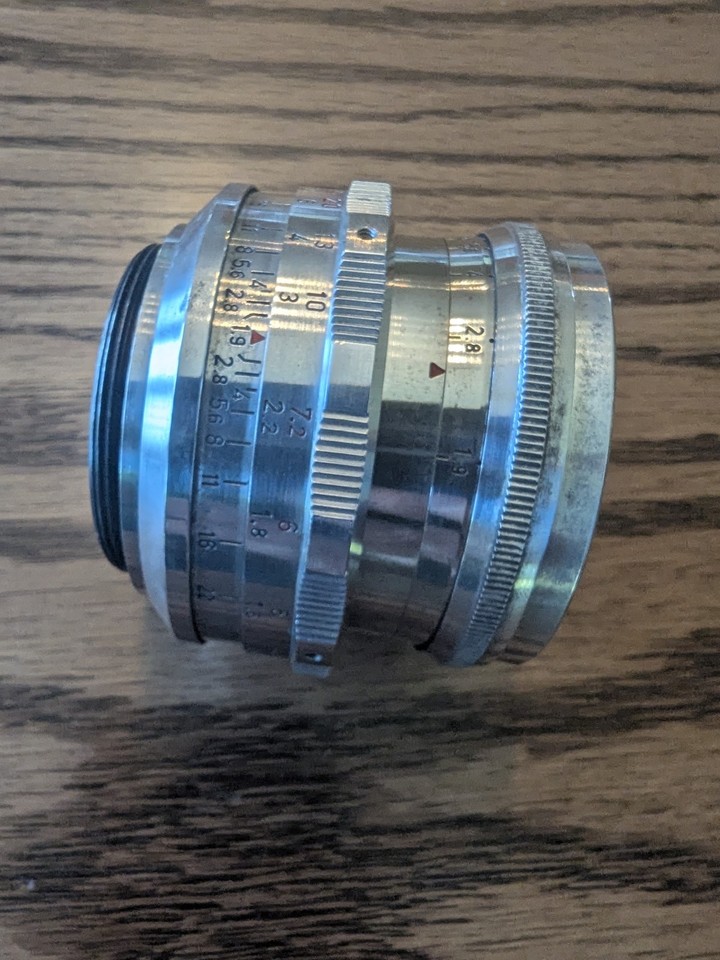 Vintage Primoplan Meyer-Optik Gorlitz f1.9 58mm Red V German Lens M42 ...